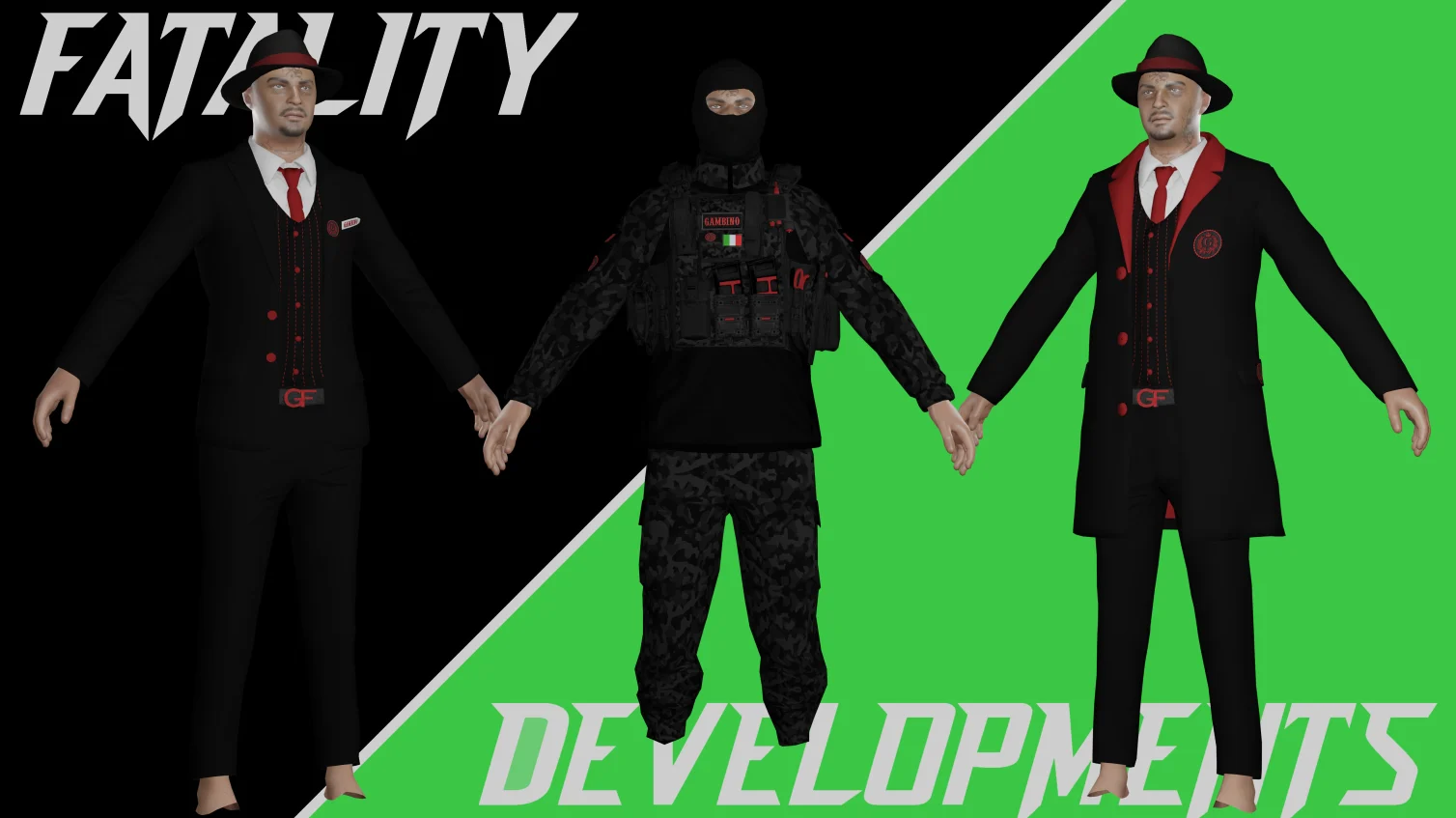 Clothes - Gambino Family Pack - By Fatality Developments | vFivem - The ...