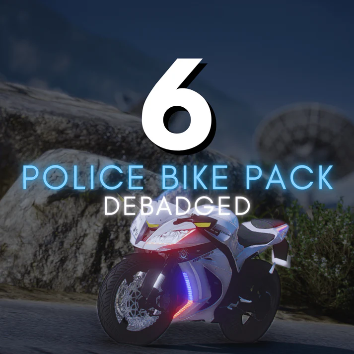 Vehicles - Police Bike Pack | 6 Bikes | Debadged - DigitalLativa ...